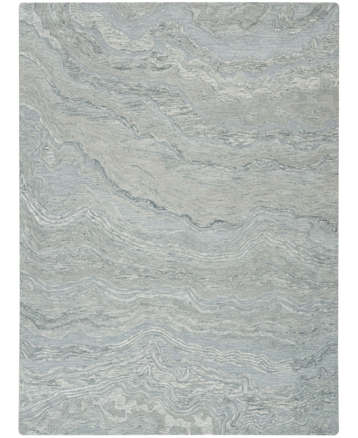Click here for Nourison Home Graceful GRU01 86x116 Area Rug - Blu... prices