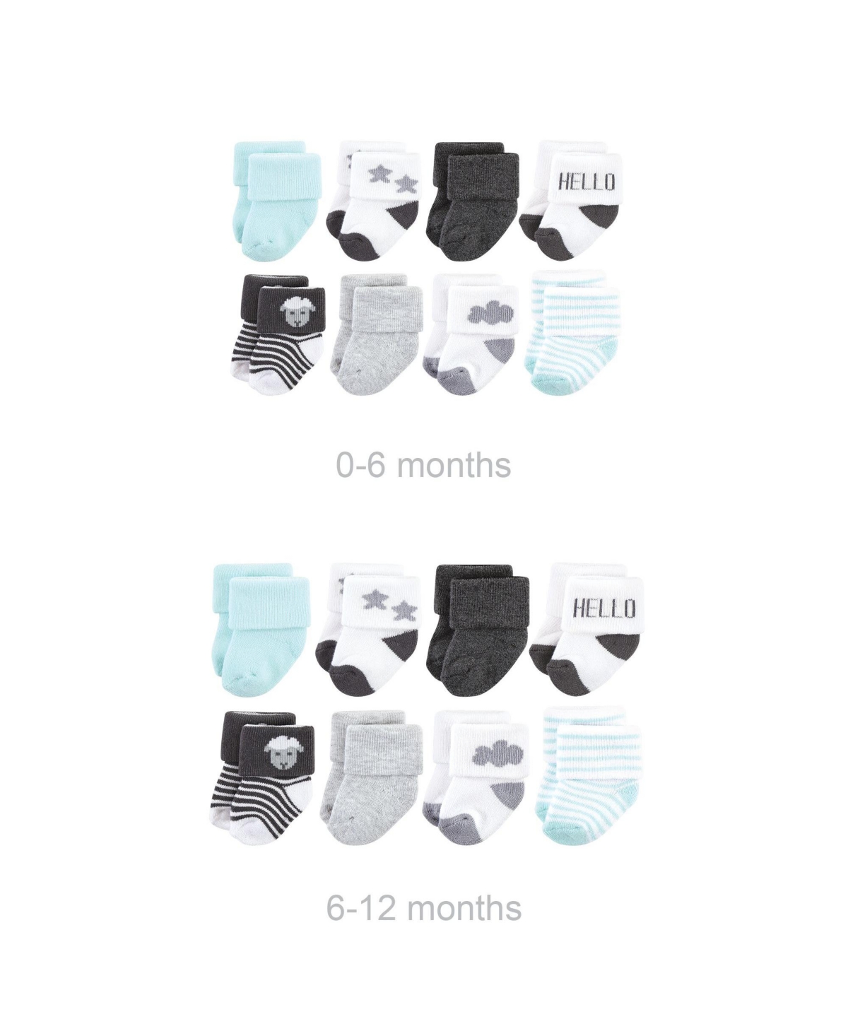 Click here for Hudson Baby Baby Boys Hudson Unisex 16-Pair Terry... prices
