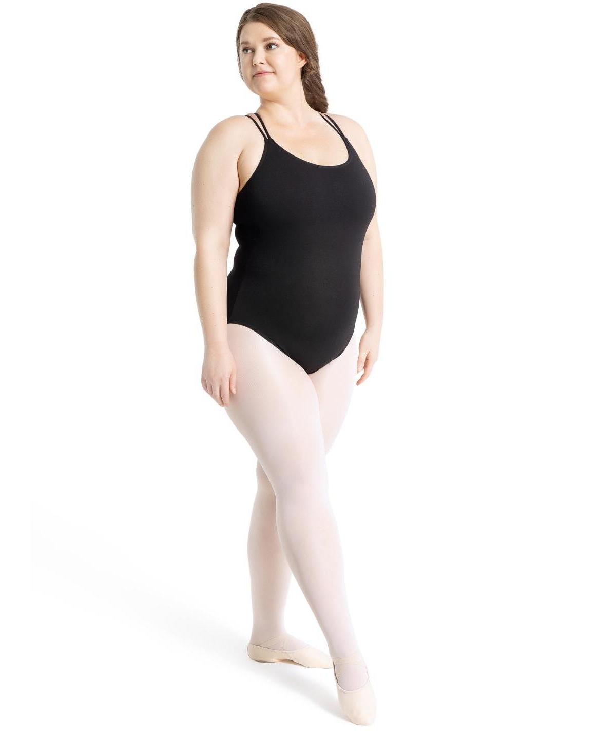 Click here for Capezio Double Strap Camisole Leotard - Black prices