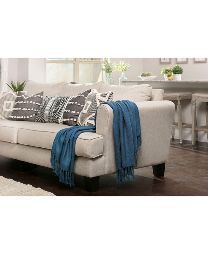 Chanasya Premium Silky TexturedSolid Decorative Throw Blanket with ...