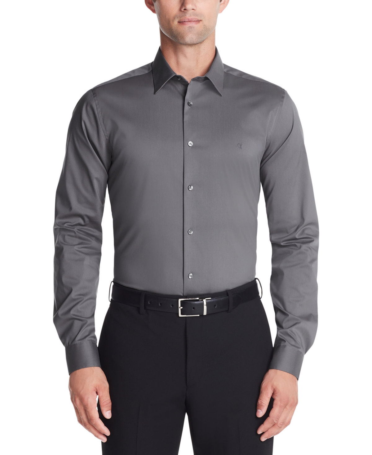 Click here for Calvin Klein Mens Slim-Fit Stretch Dress Shirt  On... prices