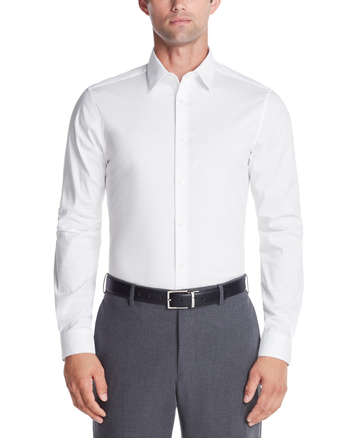 Click here for Calvin Klein Mens Slim-Fit Stretch Dress Shirt  On... prices