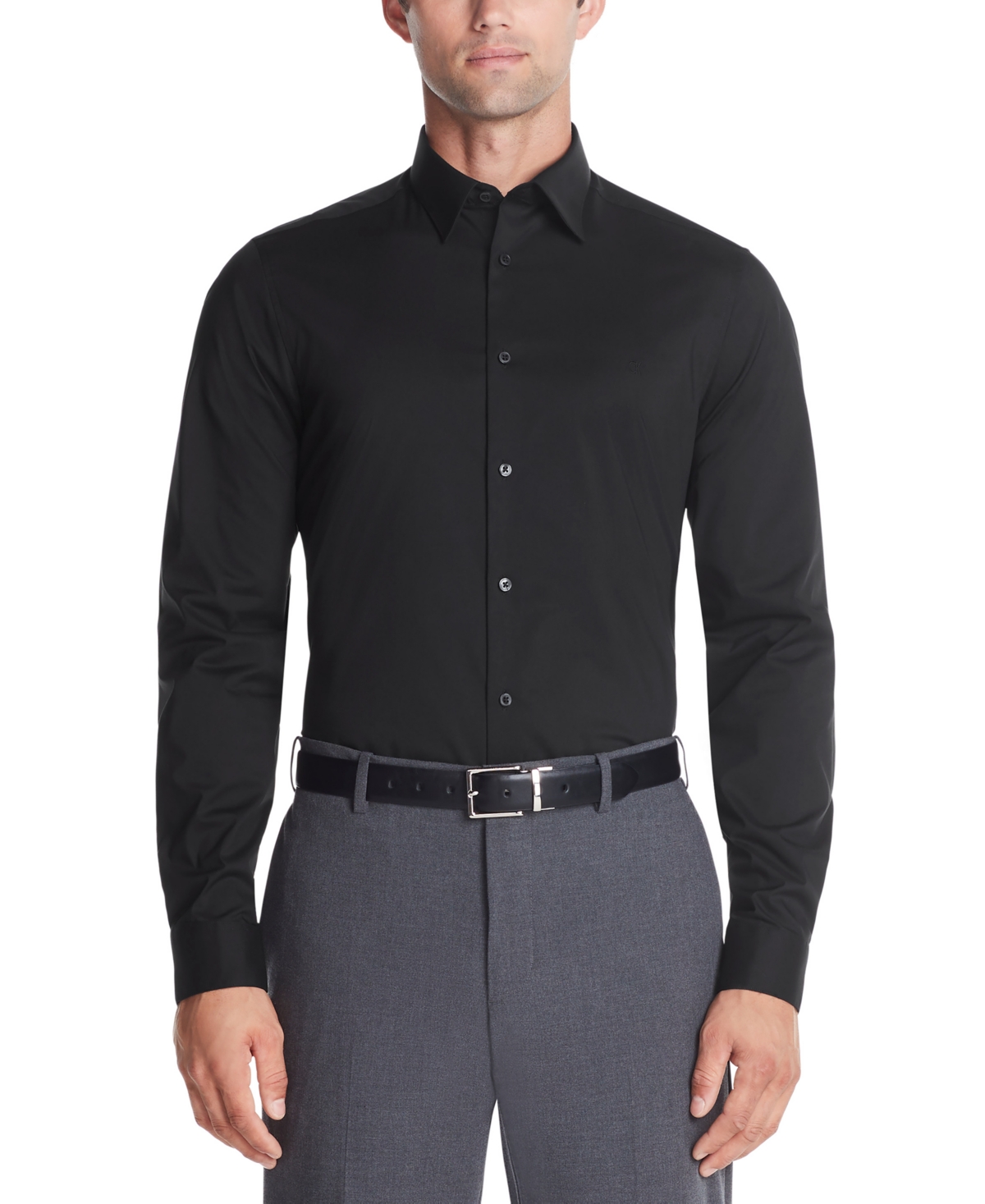 Click here for Calvin Klein Mens Slim-Fit Stretch Dress Shirt  On... prices