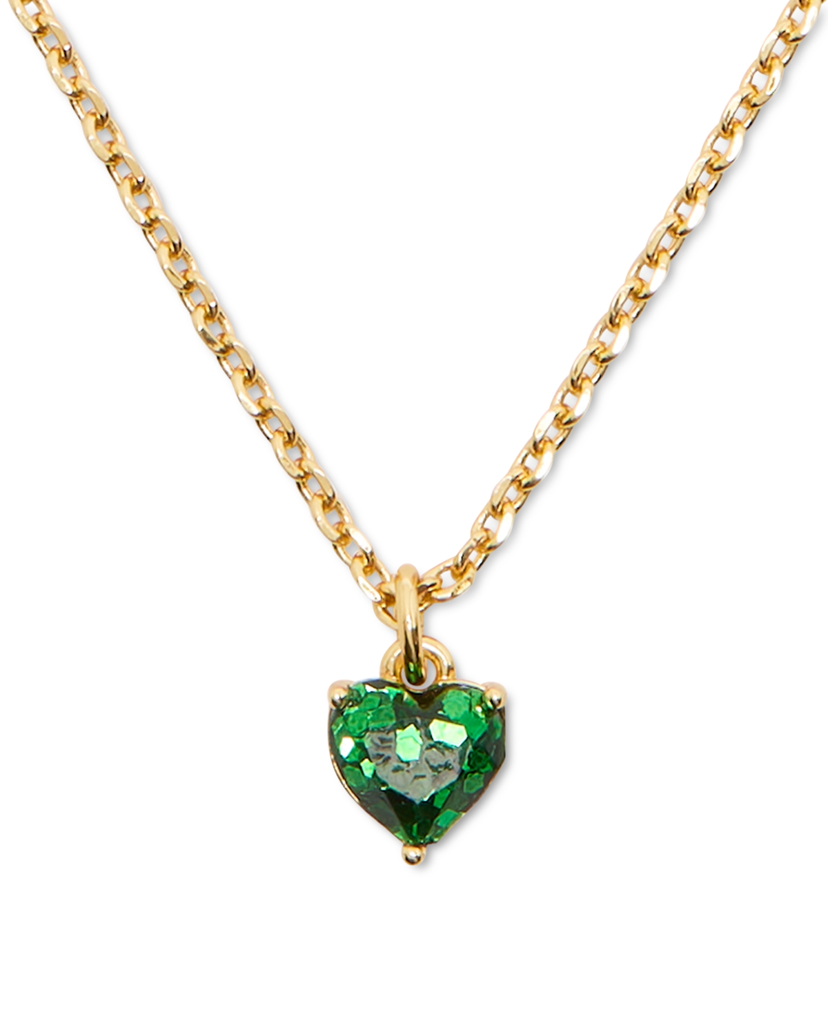 Click here for Kate Spade New York Gold-Tone Stone Heart Pendant... prices