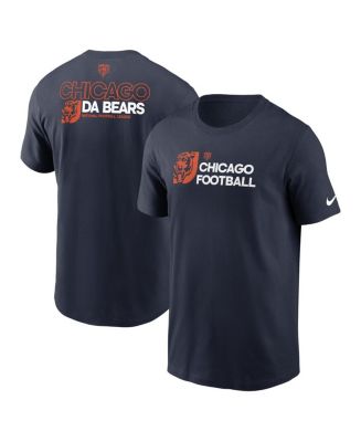Nike Men's Navy Chicago Bears Outline T-Shirt - Macy's