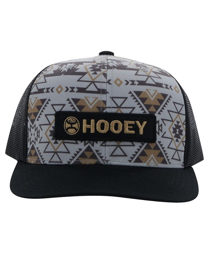 Hooey Big Boys and Girls Gray/Black Lock-Up Aztec Adjustable Hat - Macy's
