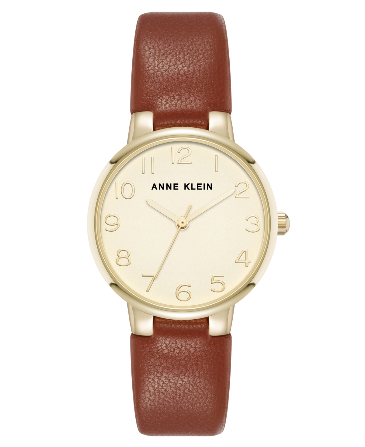 Click here for Anne Klein Womens Quartz Easy to Read Brown Leathe... prices
