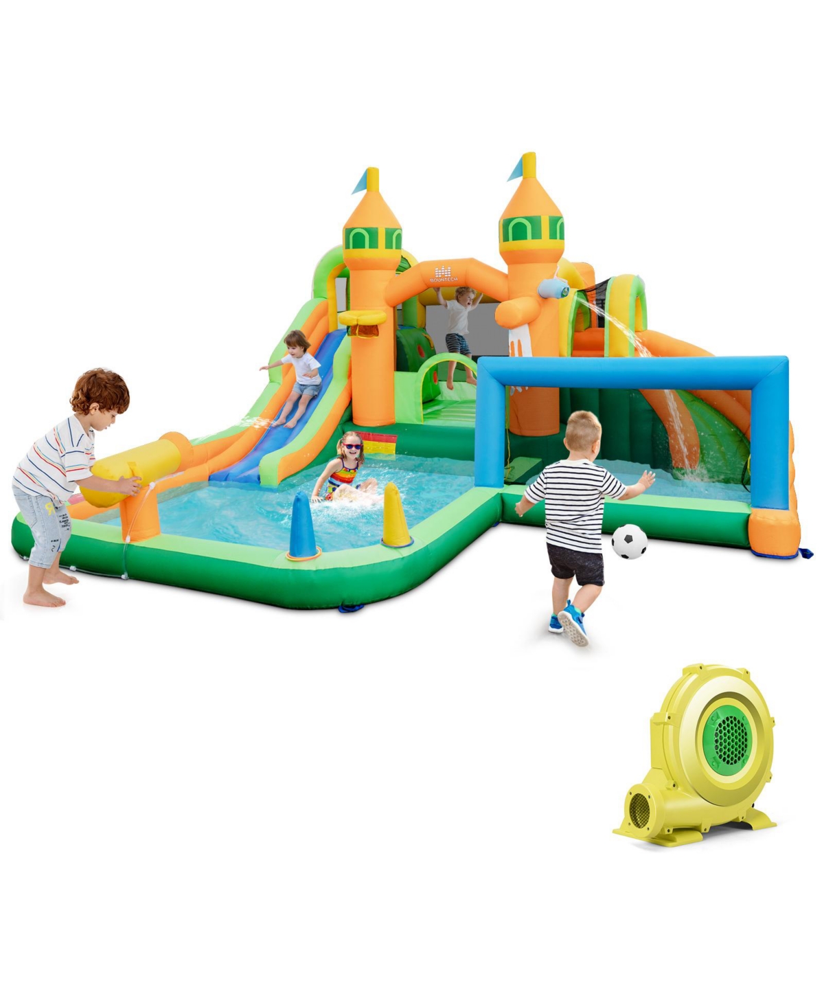 Click here for Vebreda Kids Inflatable Water Slide for Yard Lawn... prices