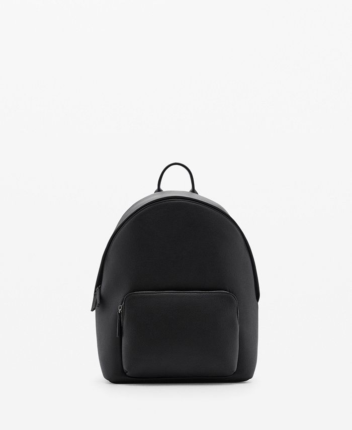 MANGO Men's Leather-Effect Backpack - Macy's
