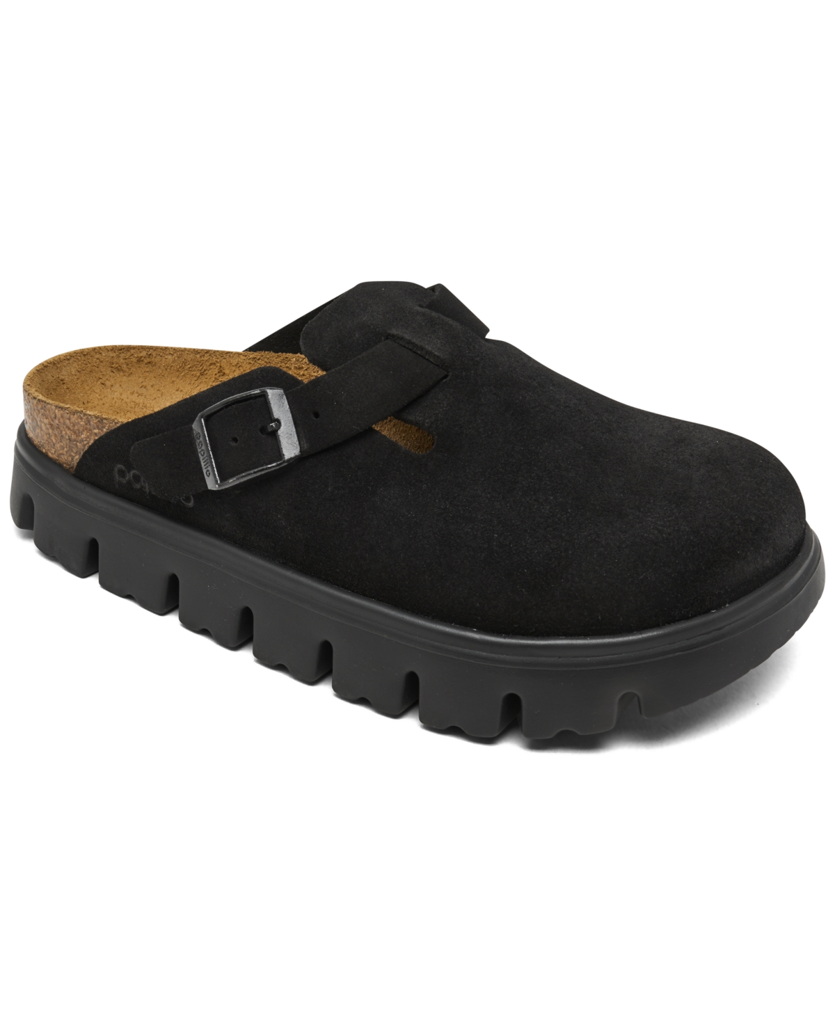 Click here for Birkenstock Womens Boston Chunky Suede Leather Pla... prices