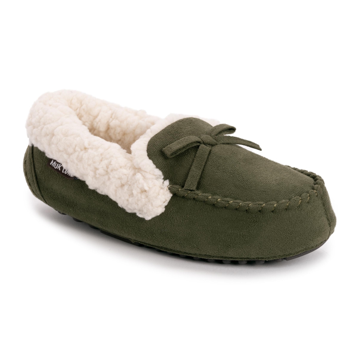 Click here for Muk Luks Womens Jaylah Slippers - Olive prices