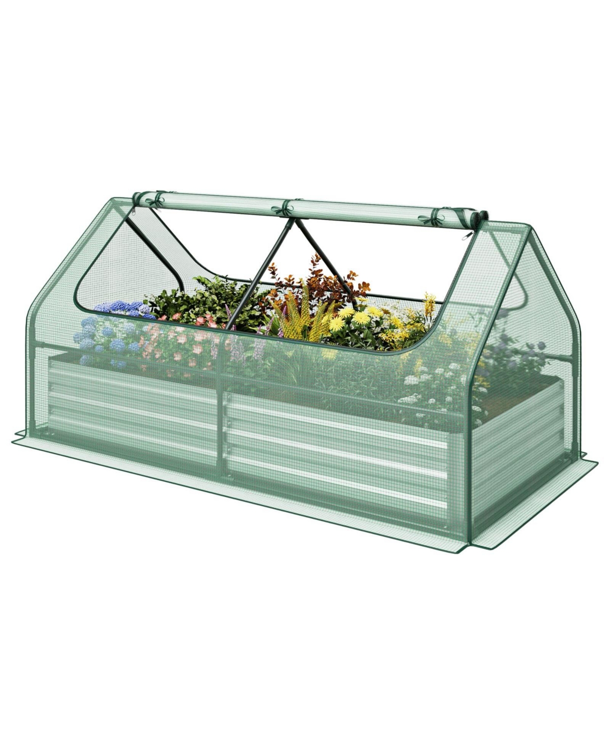 Click here for Givimo 6 x 3 x 3 Feet Galvanized Raised Garden Bed... prices