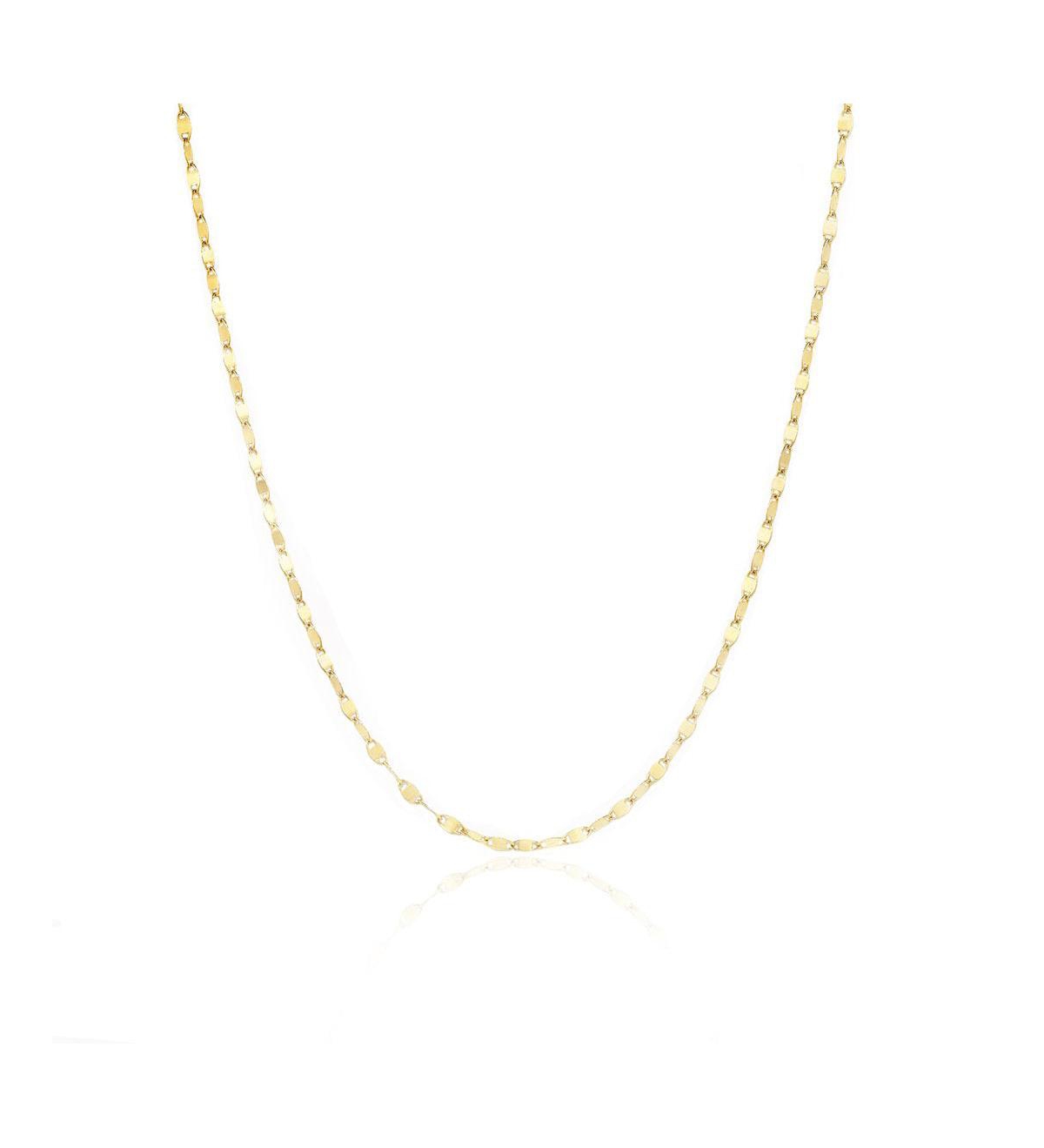 Click here for The Lovery Disco Link Chain Necklace 14K Yellow Go... prices