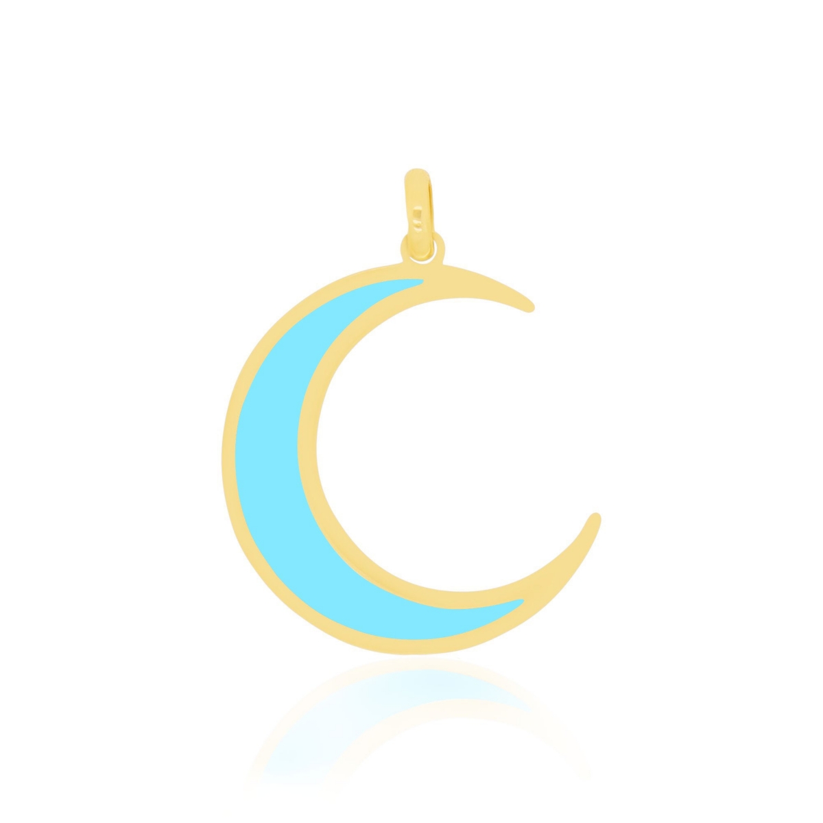 Click here for The Lovery Turquoise Crescent Moon Charm 14K Gold... prices