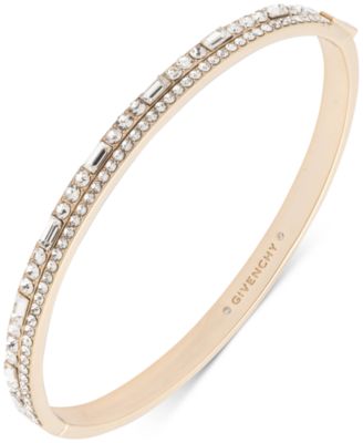 Givenchy Mixed Stone Pavé Bangle Bracelet - Macy's