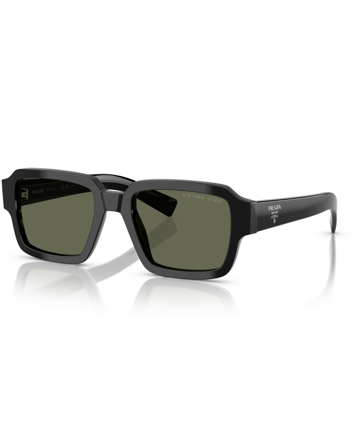 Click here for Prada Mens Polarized Sunglasses Pr 02ZS - Black prices