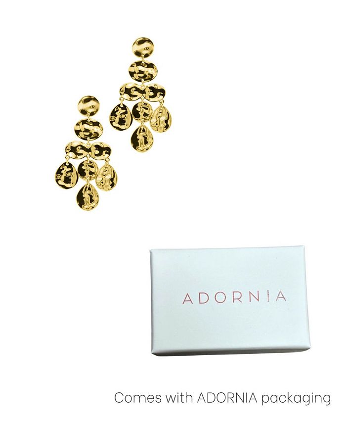 ADORNIA Gold Cascade Earrings - Macy's