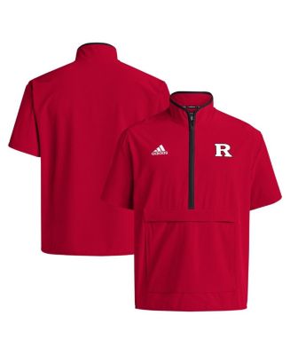 Adidas Men's Scarlet Rutgers Scarlet Knights 2024 Coaches Sideline Half ...
