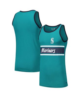 New Era Men's Aqua Seattle Mariners Jersey Ringer Tank Top - Macy's