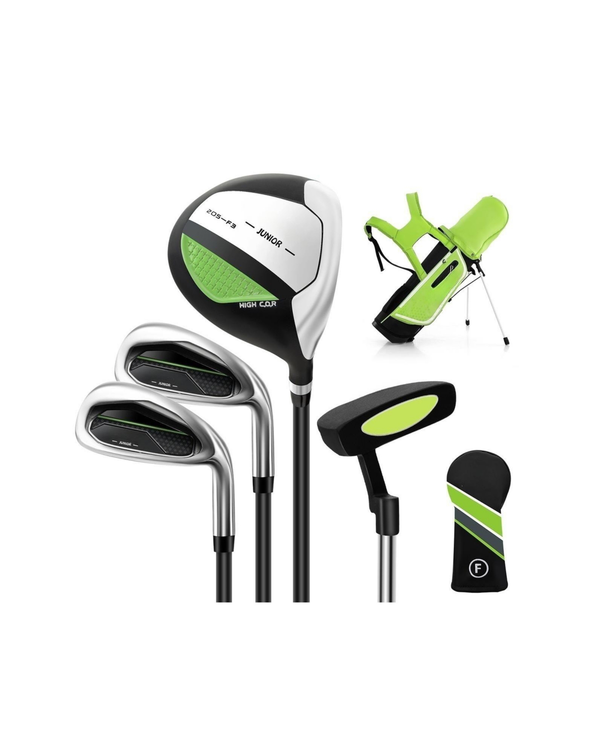 Click here for Junior Complete Golf Club Set Right Hand with Rain... prices