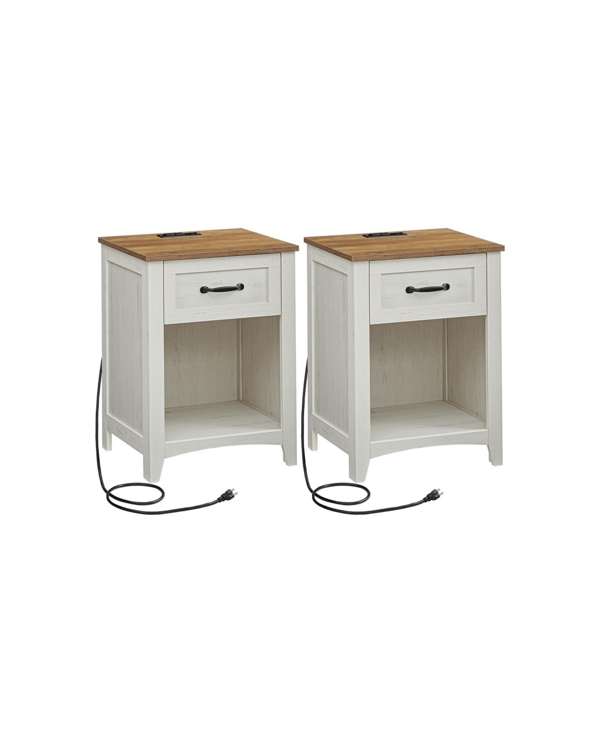 Click here for Slickblue Farmhouse Nightstands with Charging Stat... prices