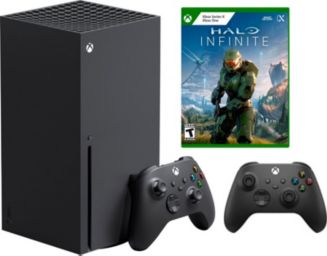 Microsoft Xbox X Bundle With Extra Controller and Halo Infinite Game ...