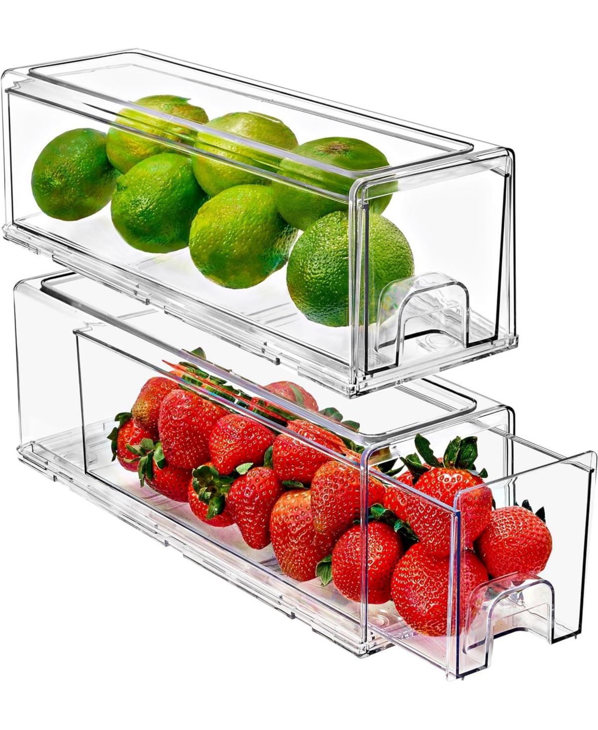 Click here for Sorbus 2 Pack Small Clear Stackable Pull-Out Drawe... prices