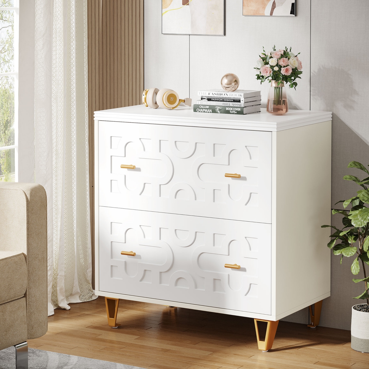 Click here for Tribesigns 2-Drawer Lateral File Cabinet  Modern W... prices