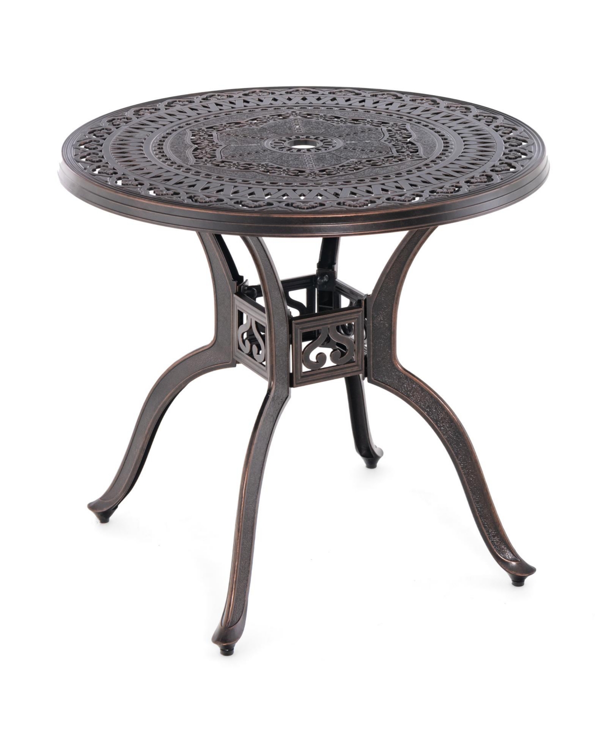 Click here for Sugift 31.5 Inch Cast Aluminum Table Patio Round D... prices