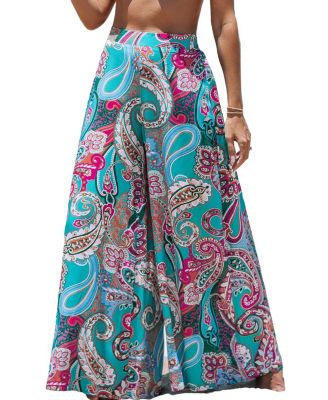 CUPSHE Women's Paisley High-Rise Wide Leg Pants - Macy's