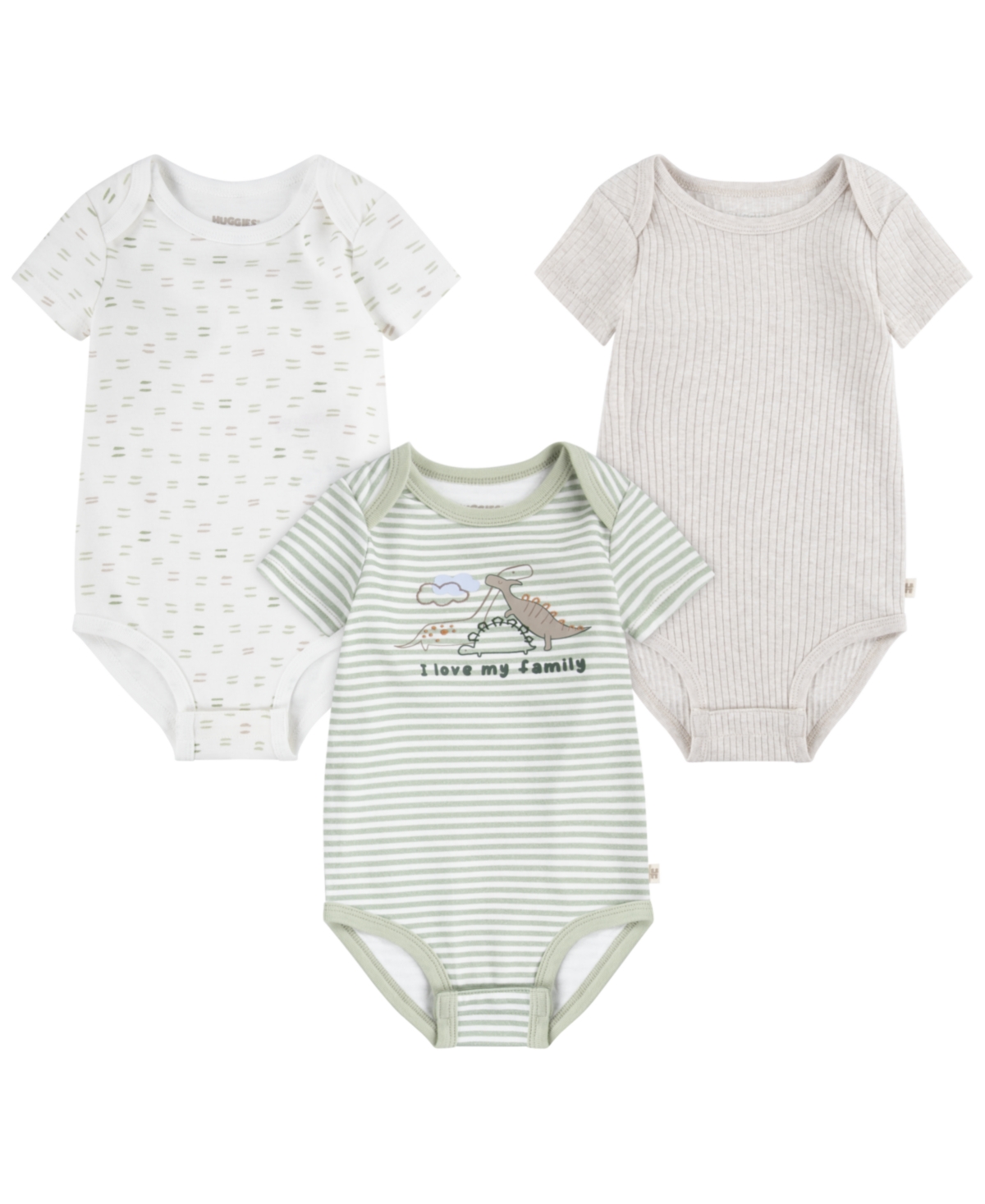 Click here for Huggies Baby Organic Short Sleeve Bodysuits 3-Pack... prices
