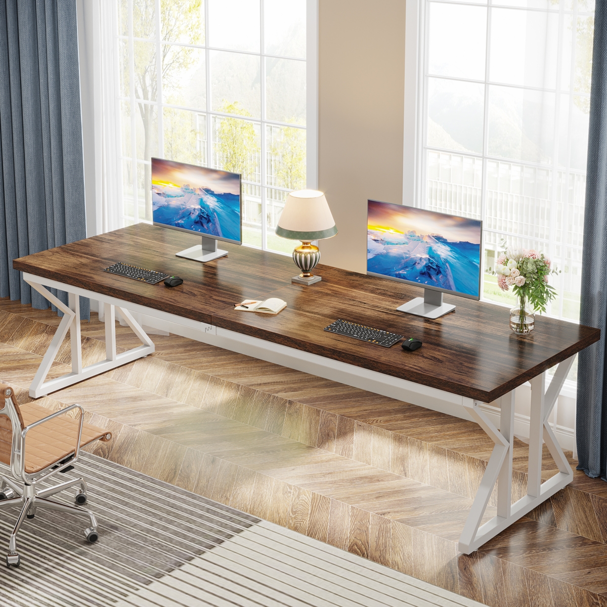 Click here for Tribesigns 78.7-Inch Executive Desk  Large Compute... prices