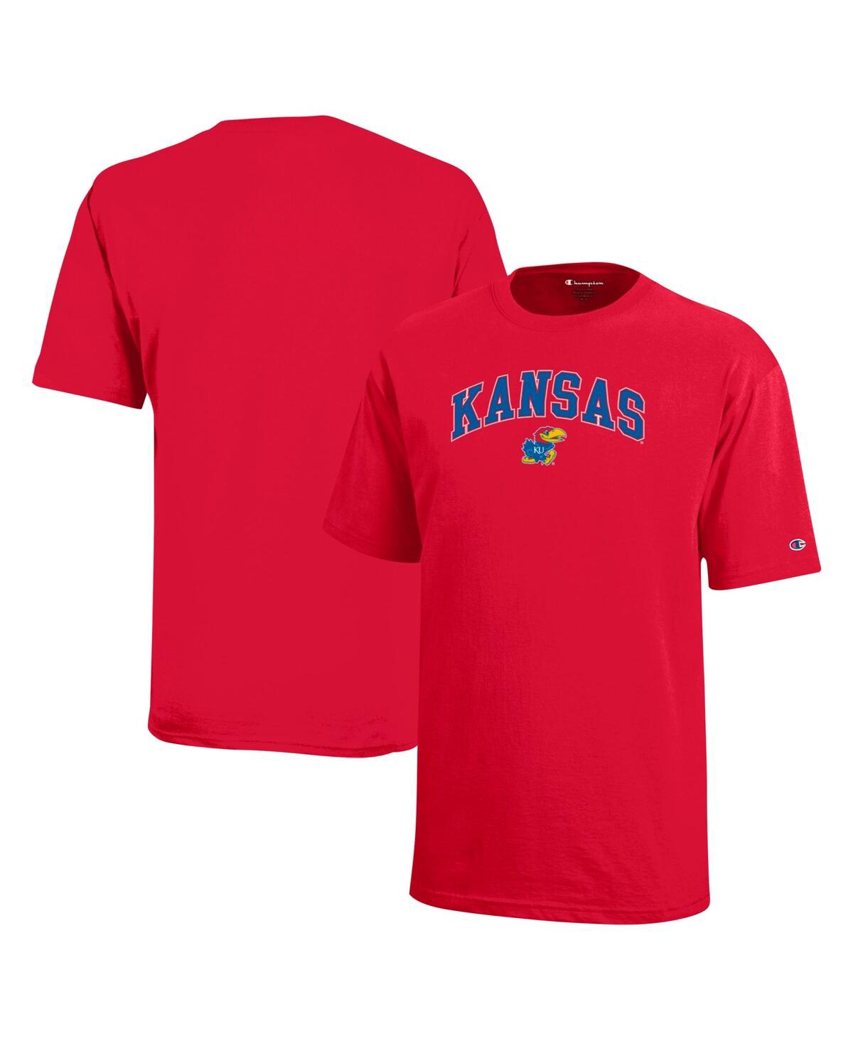 Click here for Champion Big Boys and Girls Red Kansas Jayhawks Ar... prices