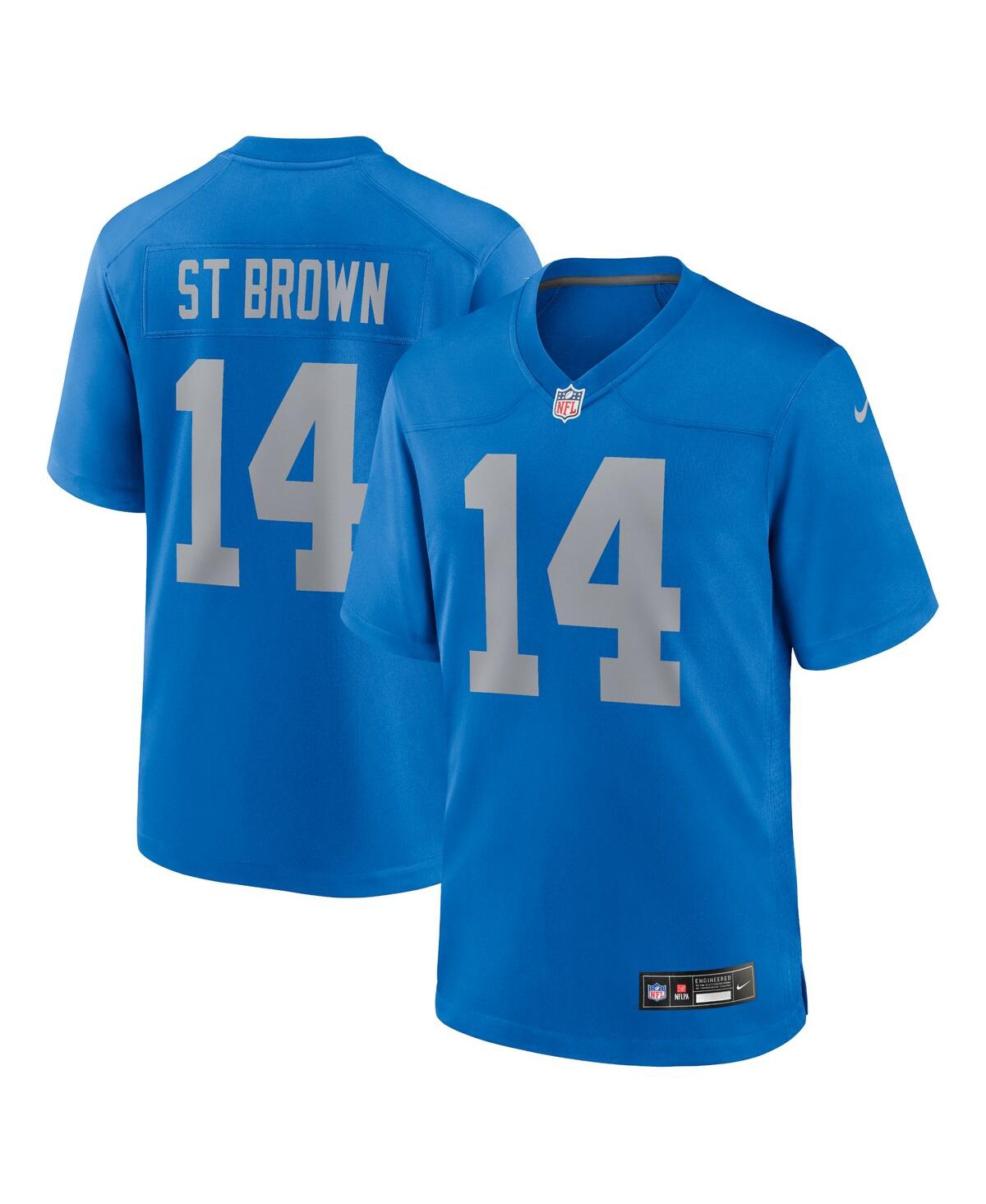 Click here for Nike Mens Amon-Ra St. Brown Blue Detroit Lions Alt... prices