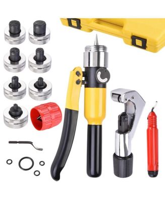 Yescom Hydraulic Tube Expander Swaging 7 Lever Expander Tools Kit HVAC ...