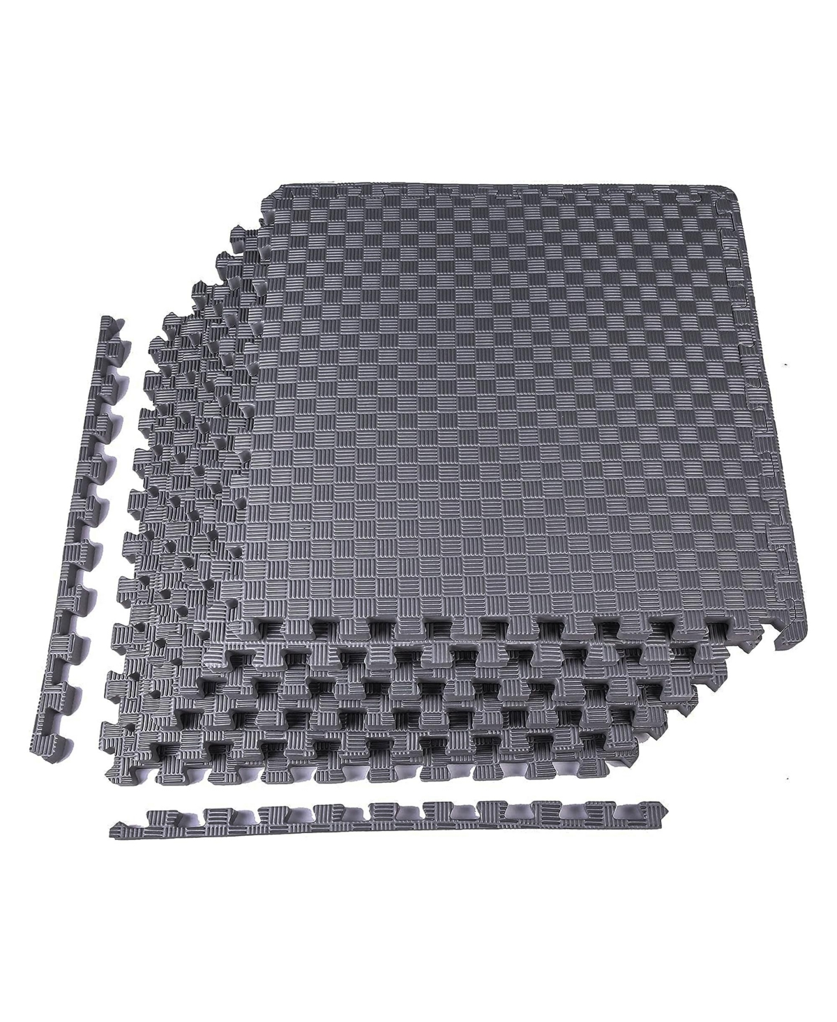 BalanceFrom Fitness 24 Sq Ft Interlocking Eva Foam Exercise Mat Tiles ...