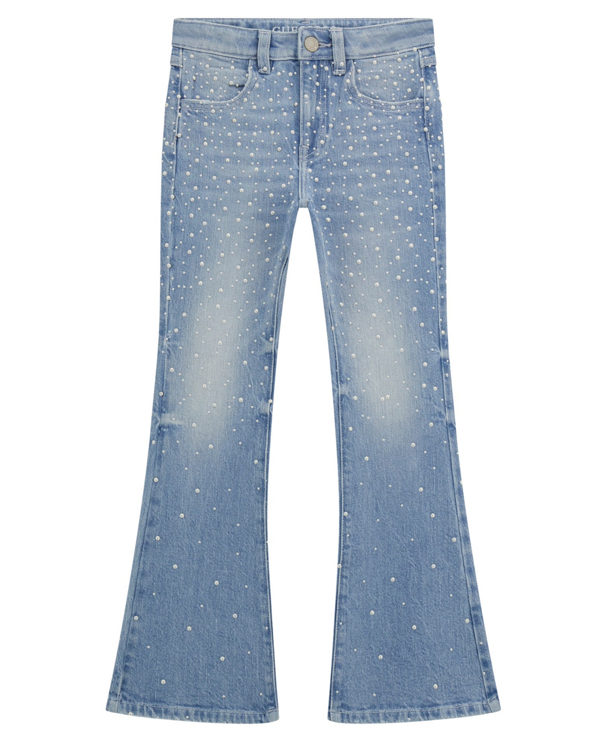 Click here for Guess Big Girls Denim Flare with All-Over Heat Sea... prices
