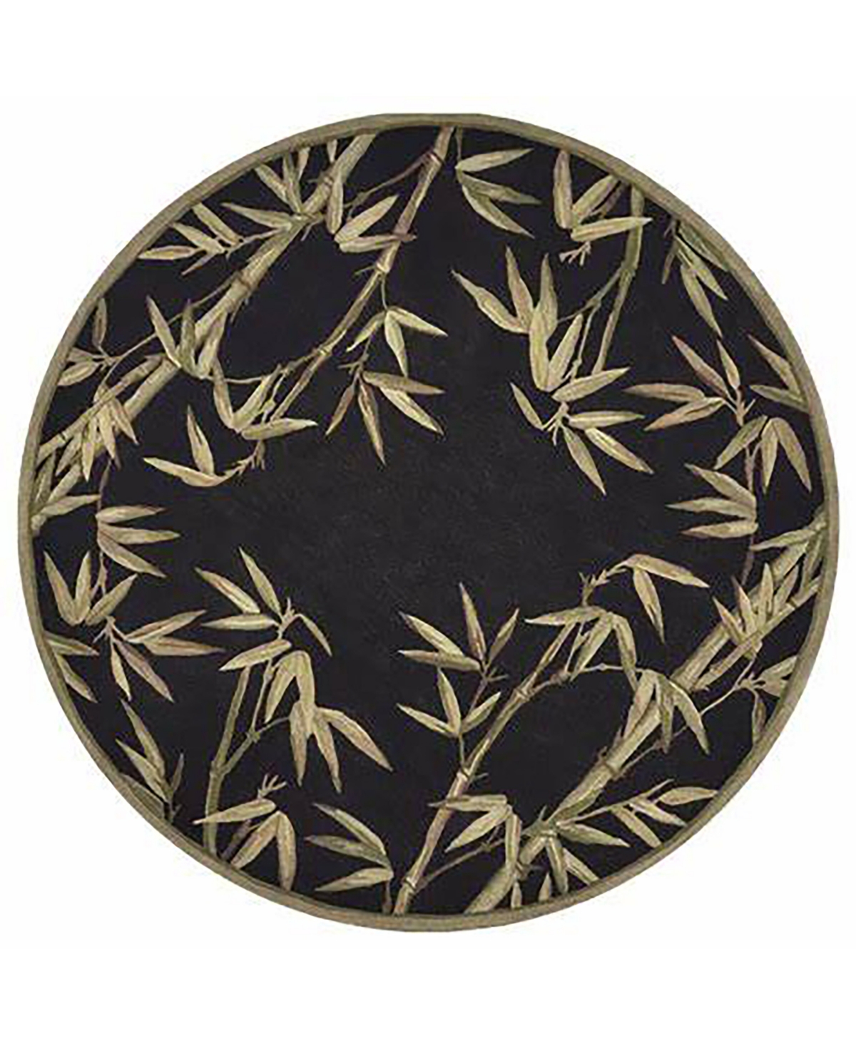 Click here for Kas Sparta Bamboo Border 56 Round Area Rug - 3147... prices