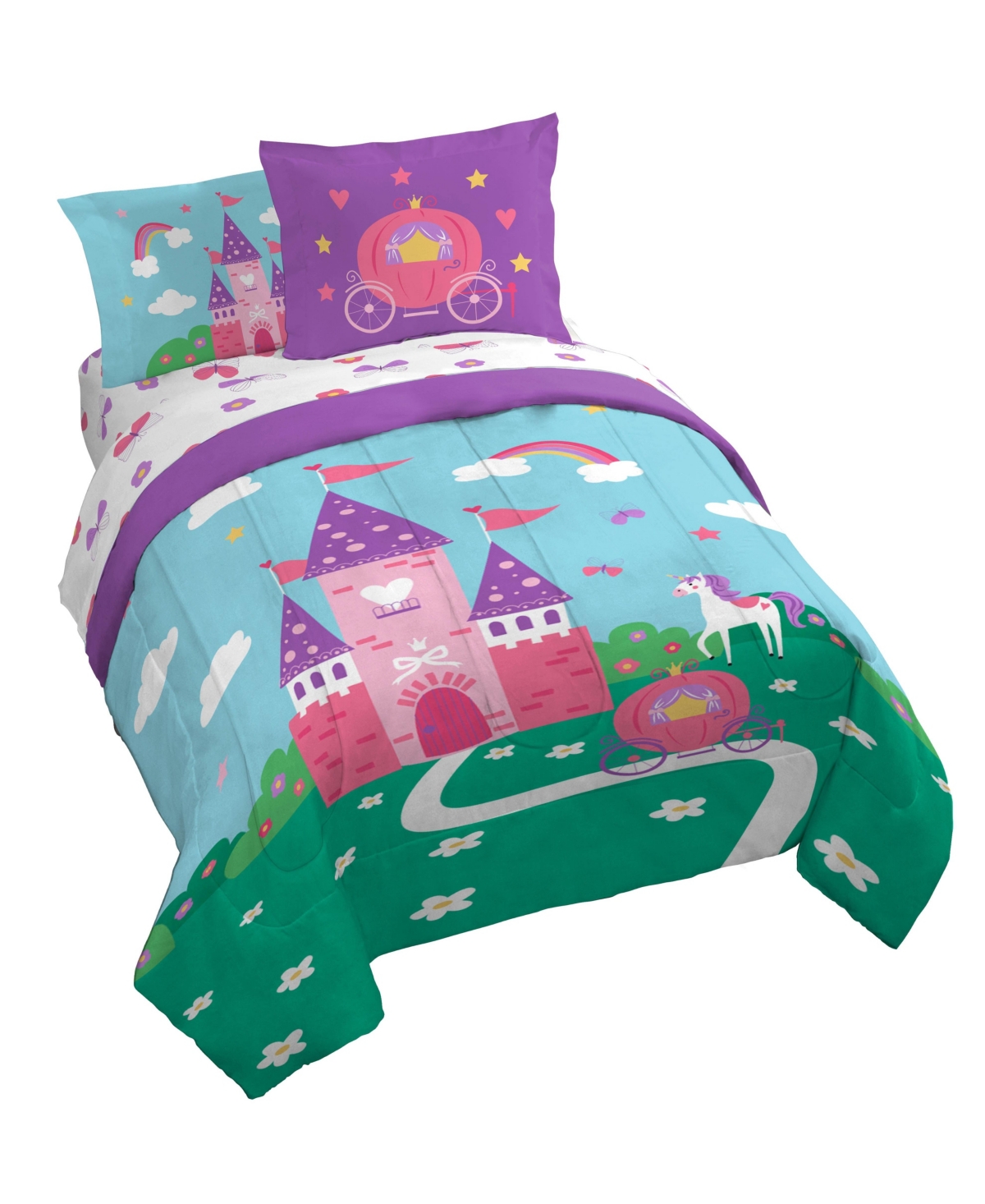 Click here for Sunny Side Up Magic Castle Bed Set with Sham - Mul... prices