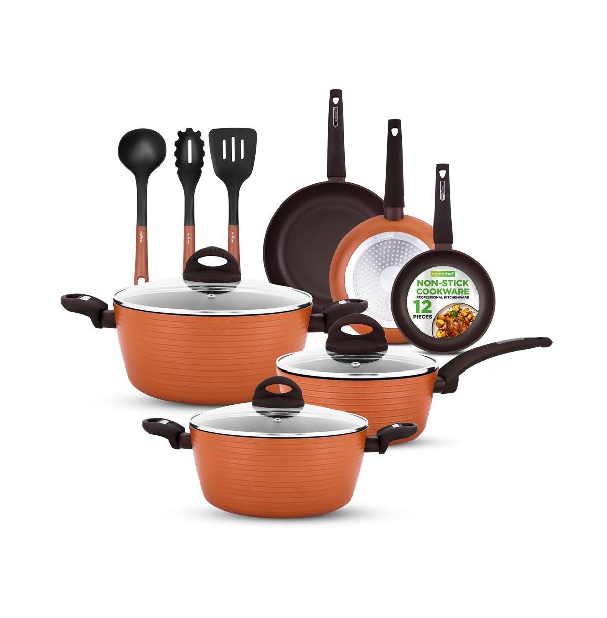Click here for NutriChef Kitchenware Pots & Pans Set - Stylish Ki... prices