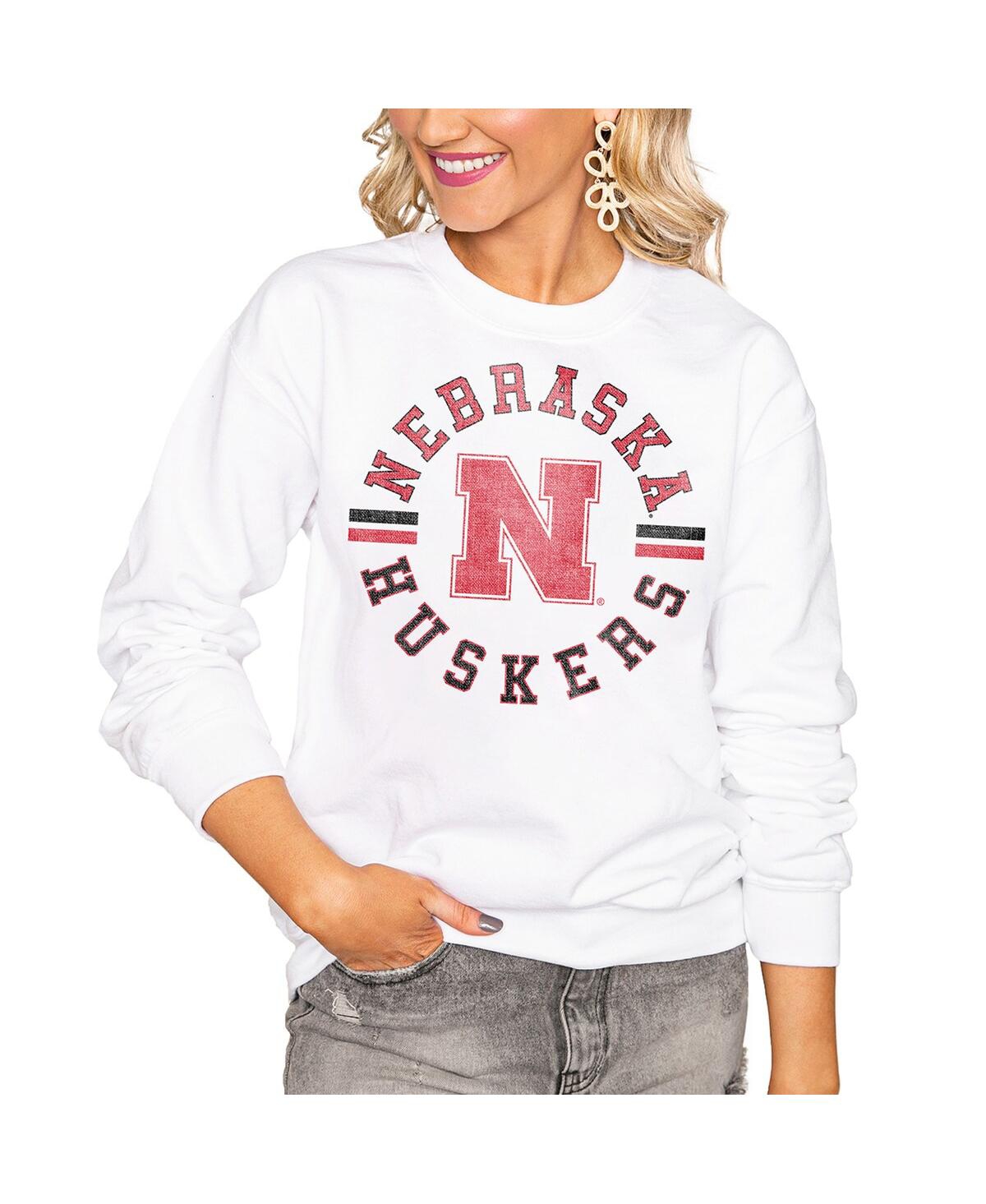 Click here for Gameday Couture Womens White Nebraska Huskers Vint... prices