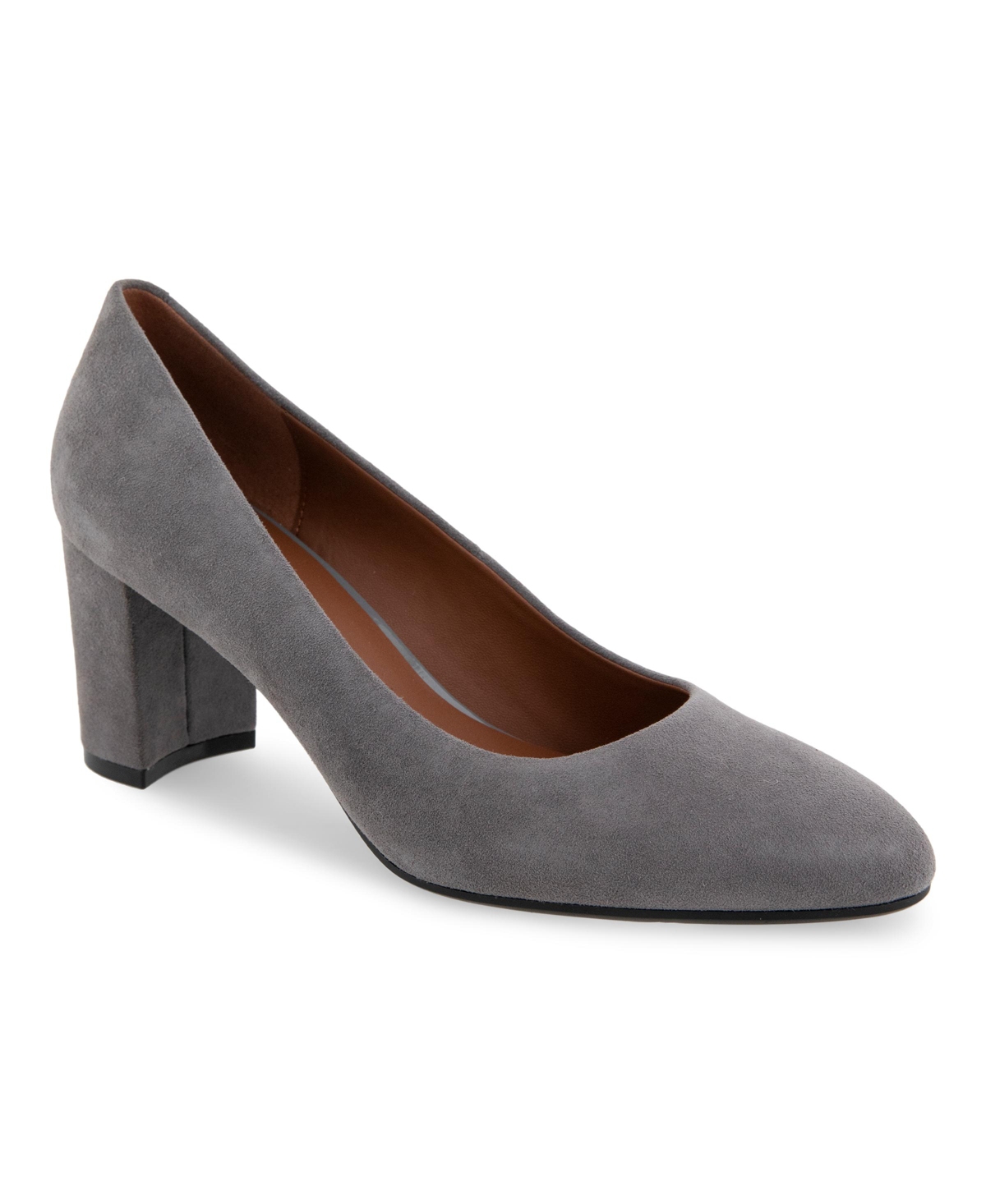 Click here for Aerosoles Betsy Pumps - Gray Suede prices