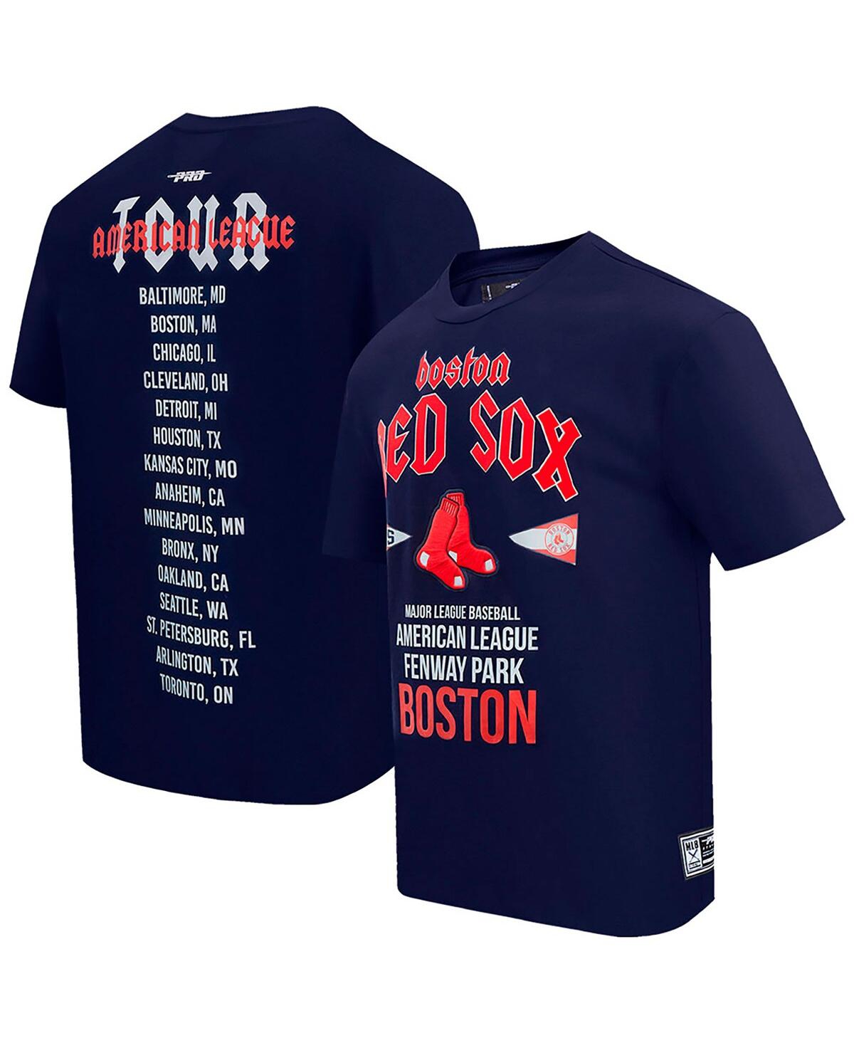 Click here for Pro Standard Mens Navy Boston Red Sox Oversized Ci... prices