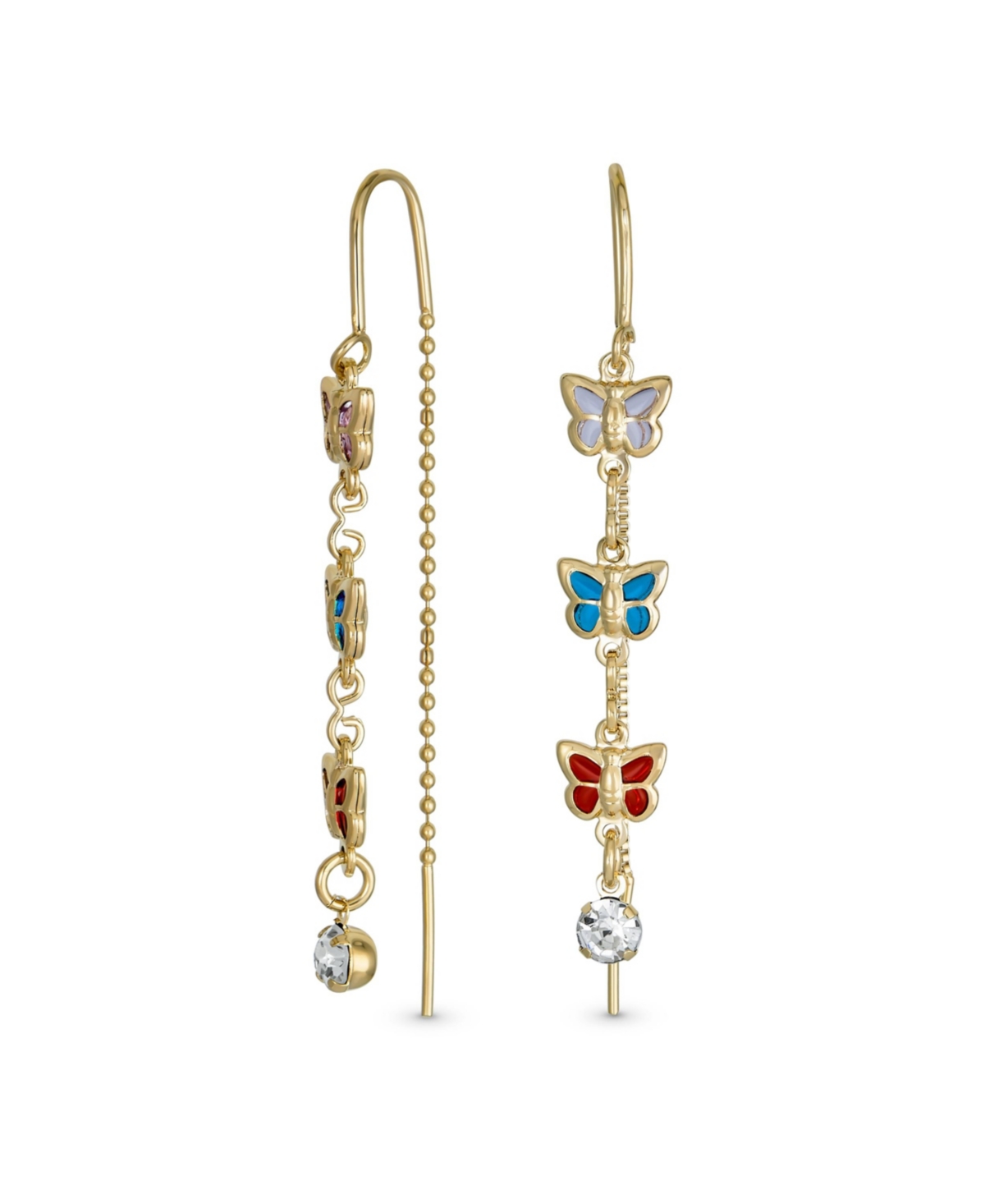 Click here for Bling Jewelry Delicate Three Colorful Pastel Cryst... prices