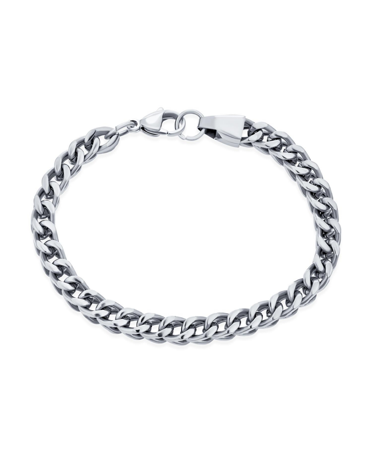 Click here for Bling Jewelry Classic Curb Chain Link Bracelet Sol... prices