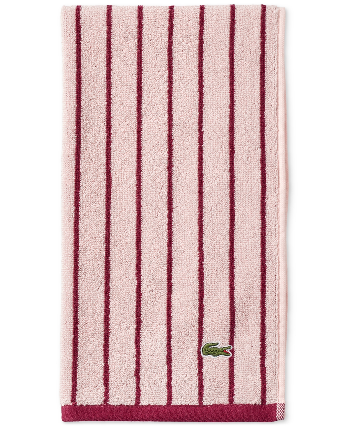 Click here for Lacoste Home Centre Mark Cotton Jacquard Stripe Ha... prices