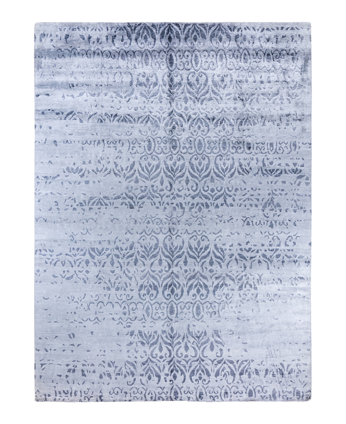 Adorn Hand Woven Rugs Indian Ooak M7768 810x12 Area Rug - Blue