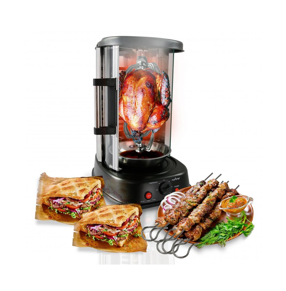 Click here for NutriChef Vertical Rotisserie Oven - Rotating Kebo... prices