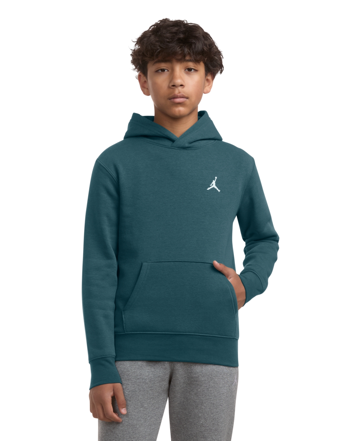 Click here for Jordan Big Boys Brooklyn Essentials Fleece Pullove... prices