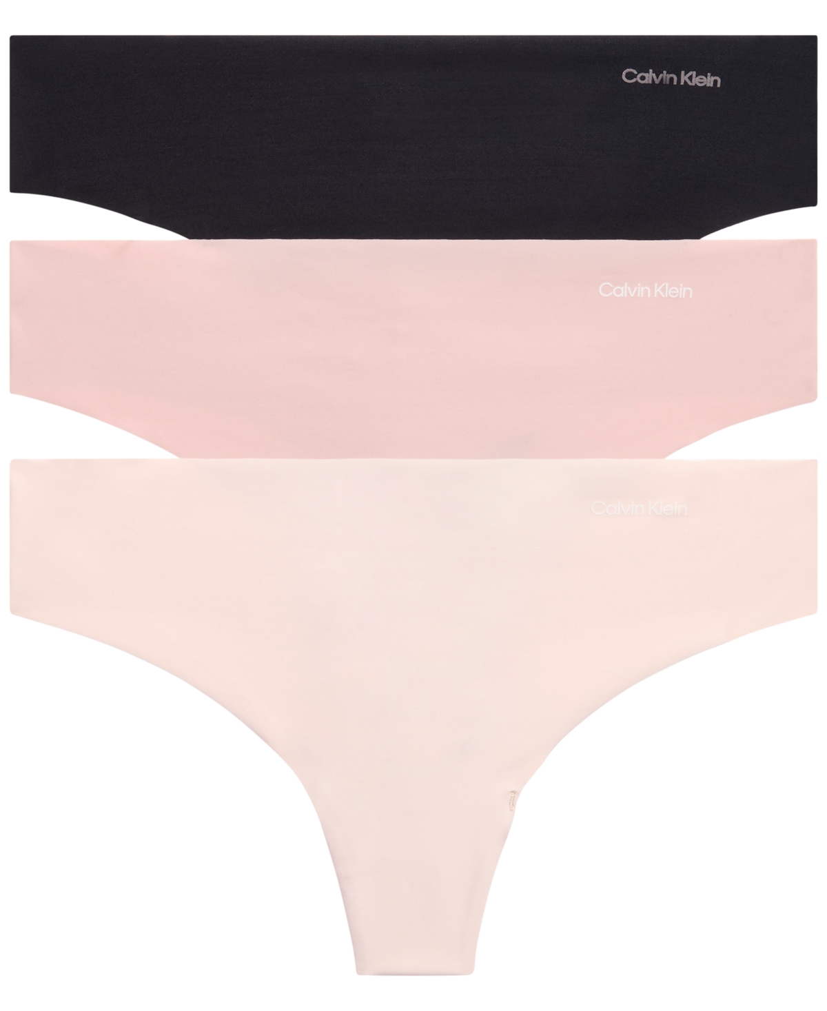 Click here for Calvin Klein Womens Invisibles 3-Pack Thong Underw... prices